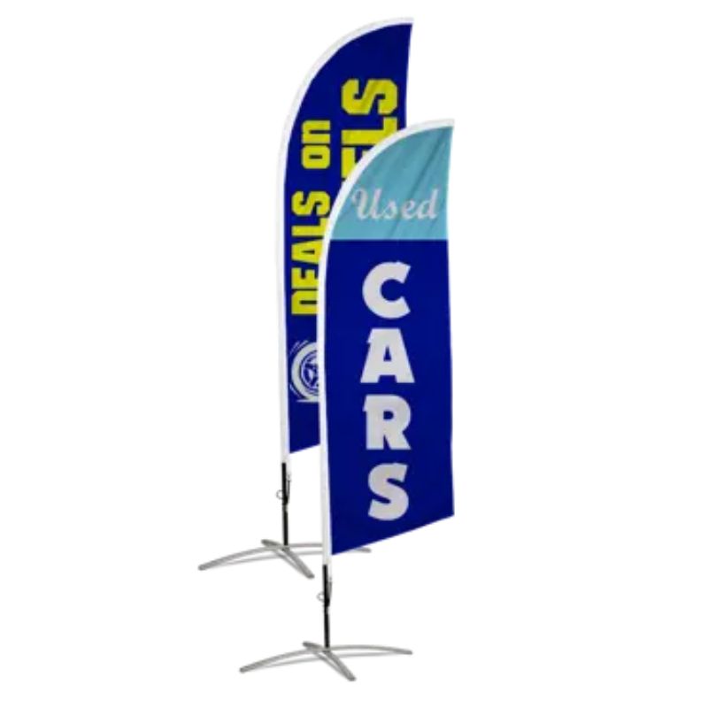 Custom Automotive Feather Flags | Advance Litho Limited