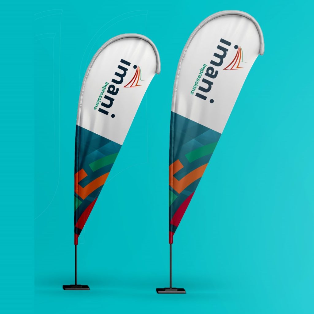 Teardrop banners | Advance Litho Limited